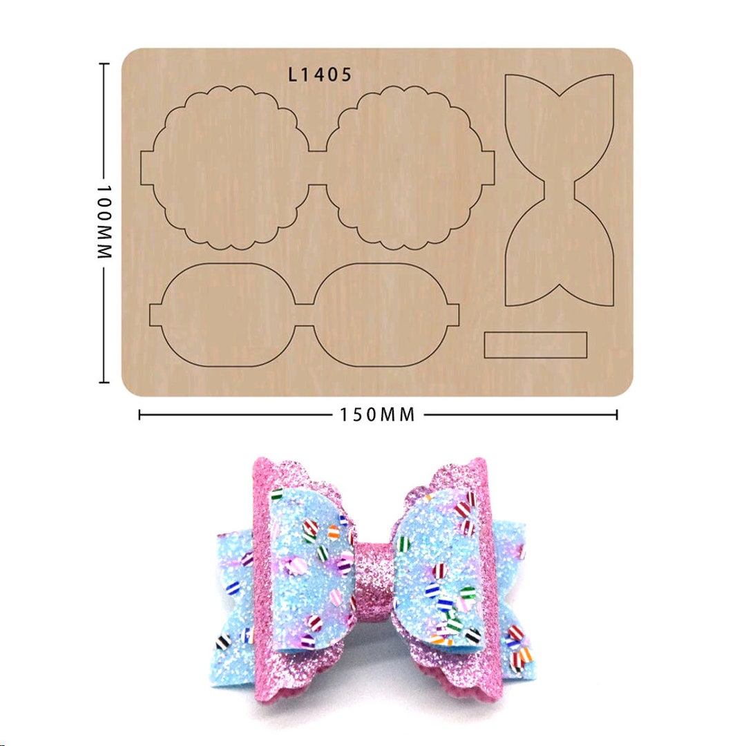 Bow Cutting Die, Leather Bow Die Cut, Craft Tools, DIY Bows, Compatible ...