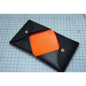 Customized Double Open Coin Purse Pouch Wallet Leather Paper - Etsy