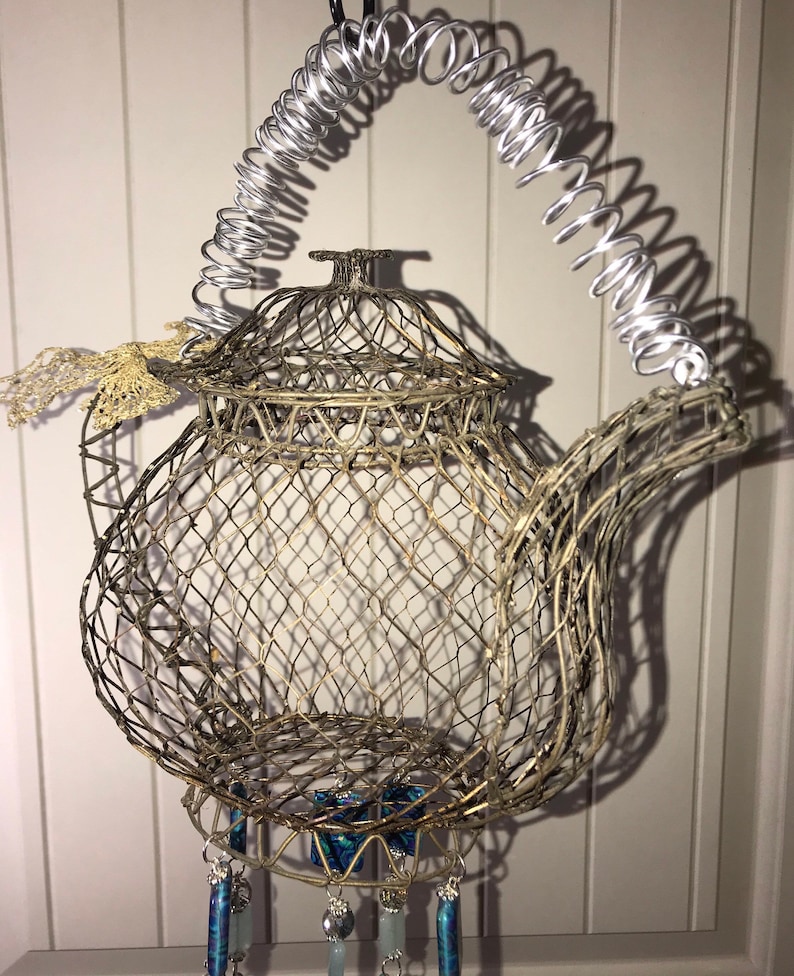 Wire Teapot Windchime - Etsy
