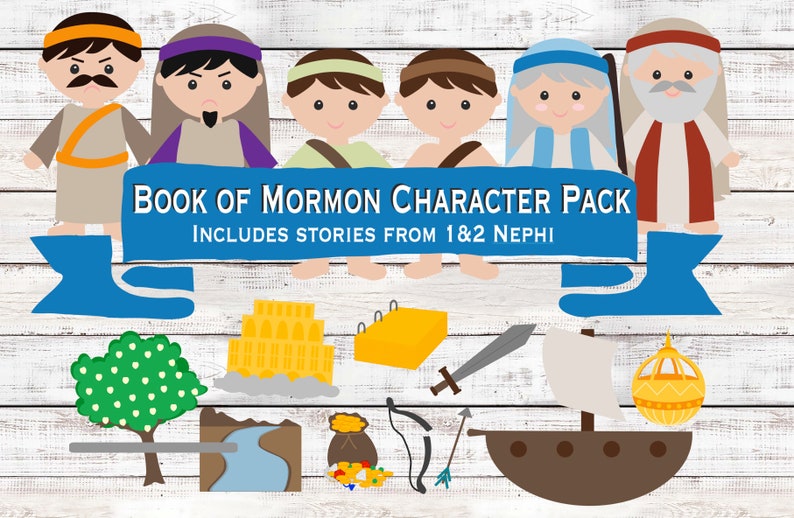 Book of Mormon Character Cutouts: Lehi's Dream, Nephi Stories (PDF ...