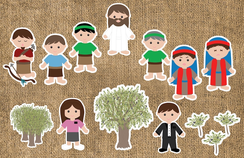 Book of Mormon Character Pack 2, Olive Tree Allegory, Book of Mormon ...