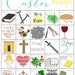 Religious Easter Bingo, Jesus Christ Easter, Church Easter Games ...