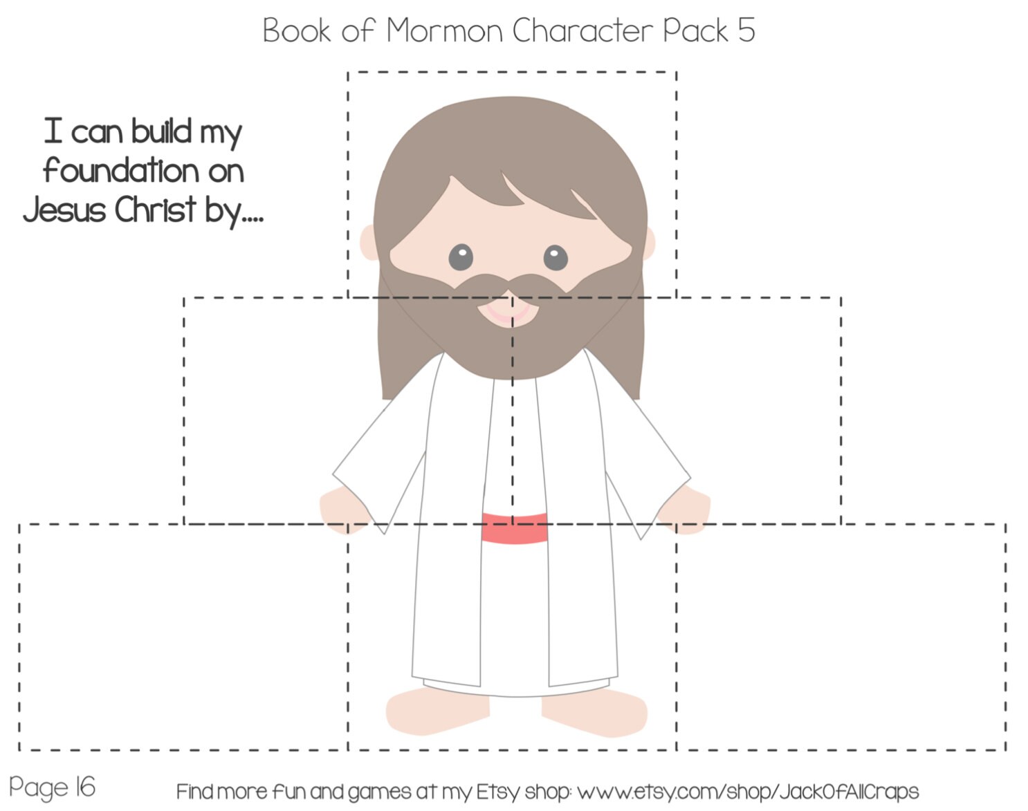 Book of Mormon Character Packs: Lesson Activities (digital PDF) - Etsy
