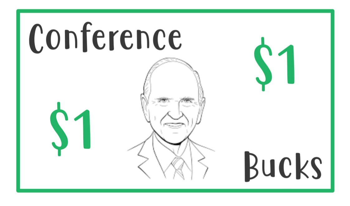 Conference Bucks Game: General Conference Kids Activities (instant ...