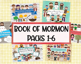 Book of Mormon Character Cards - Etsy