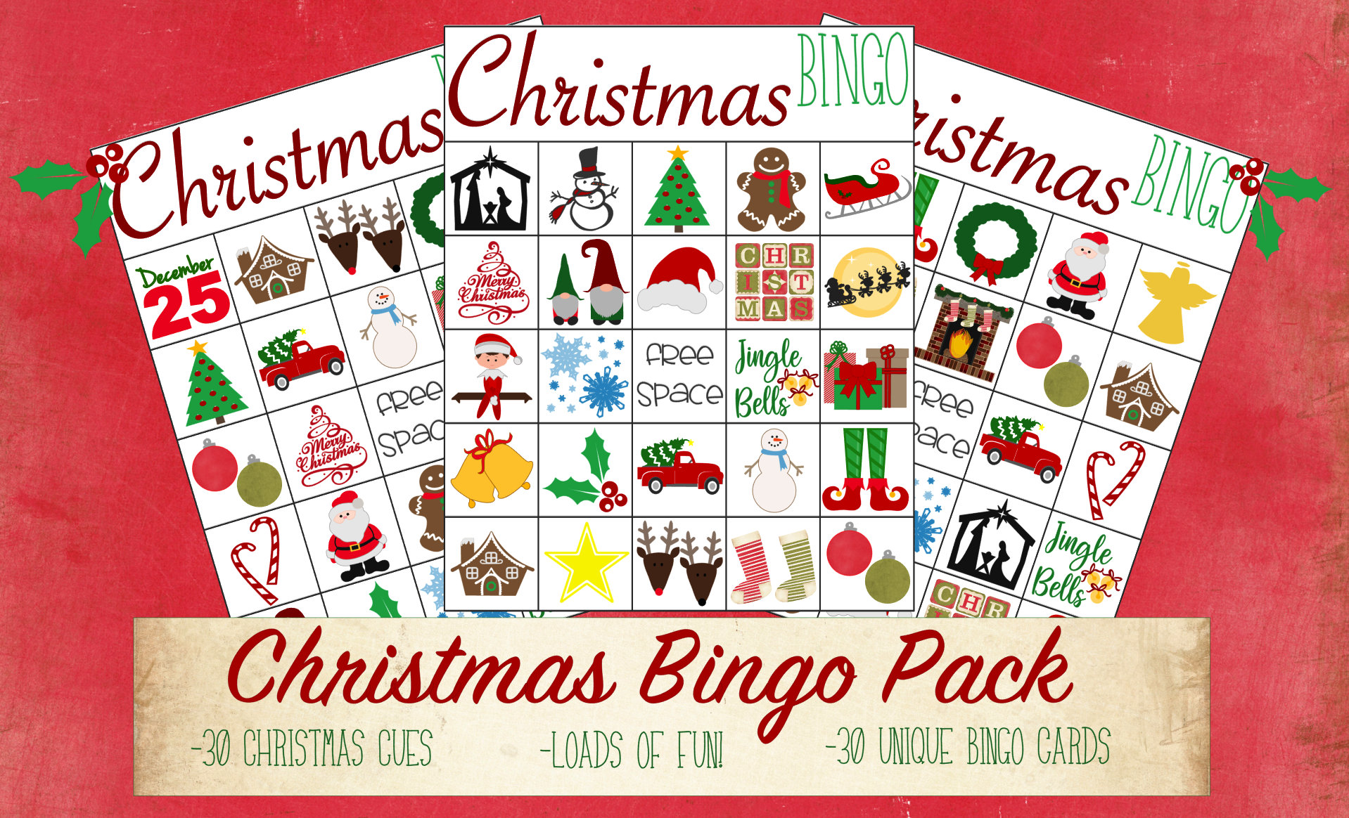 Christmas Bingo, Christmas Bingo Game for Kids, Classroom Christmas ...