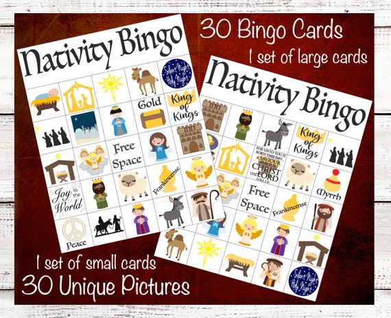 Christian Christmas Bingo