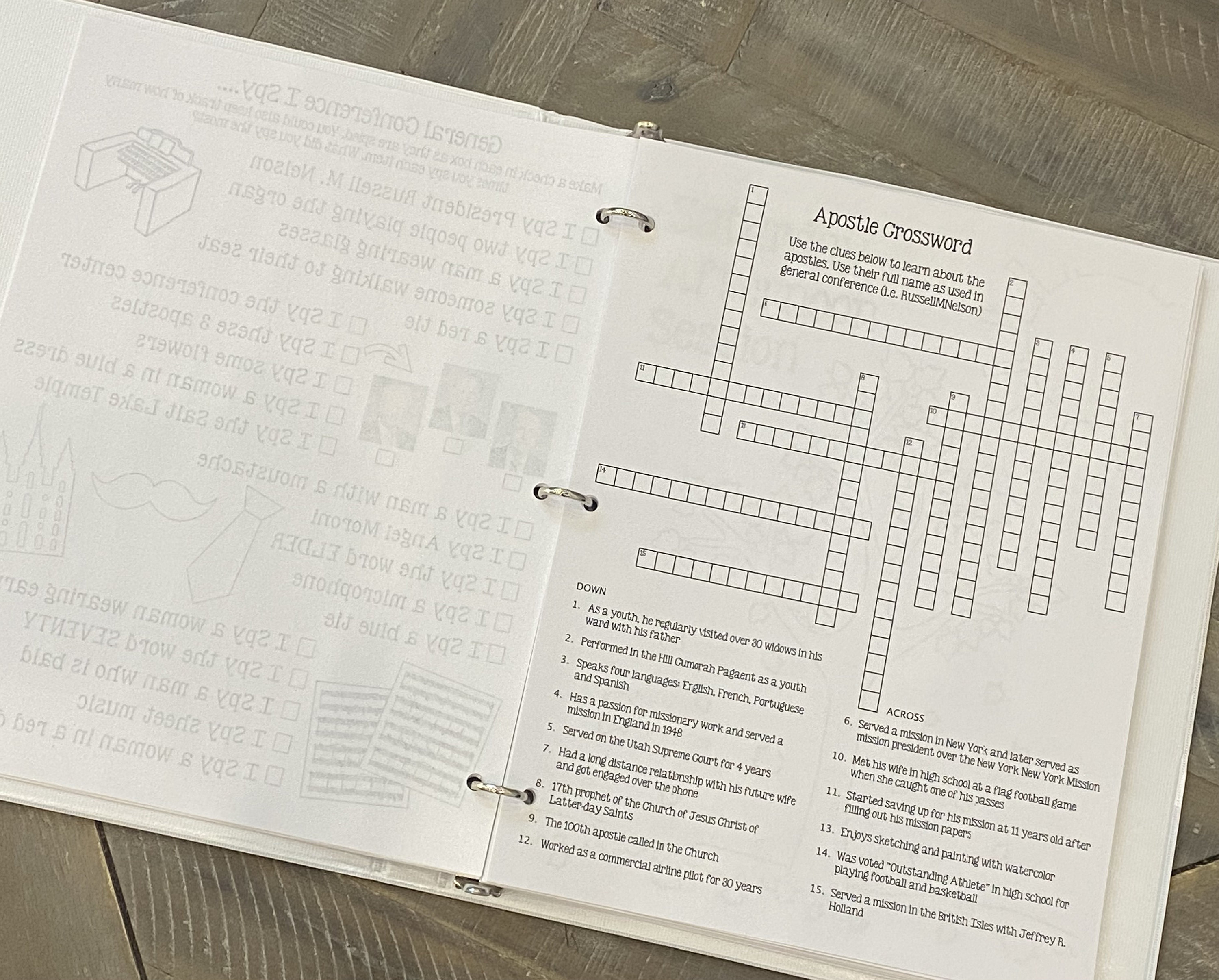 General Conference Activity Book, Activity Pages, LDS Conference Pages ...