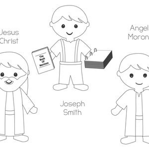 Book of Mormon Coloring Pages, Primary Coloring Pages, Instant Download ...