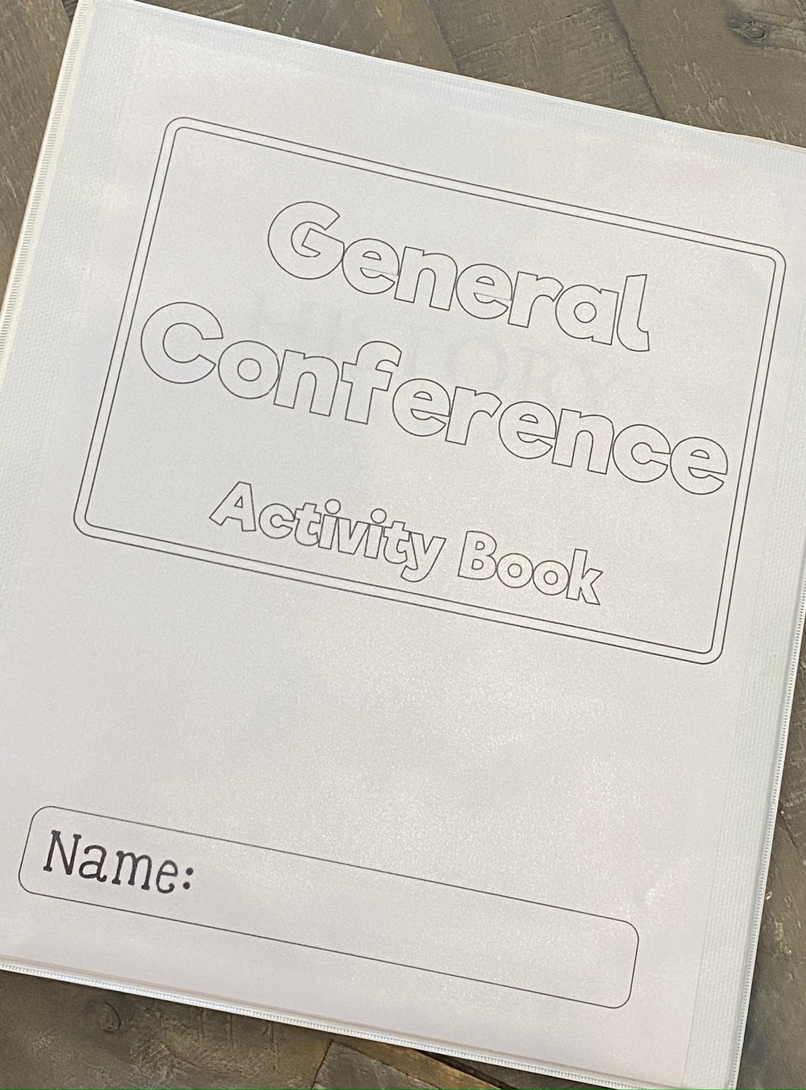 General Conference Activity Book Activity Pages LDS - Etsy