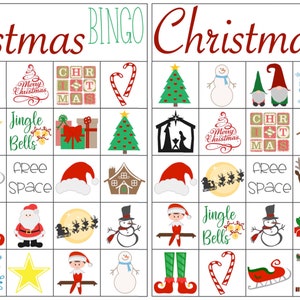 Christmas Bingo, Christmas Bingo Game for Kids, Classroom Christmas ...