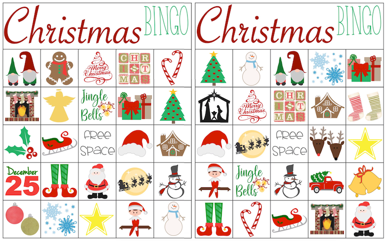 Christmas Bingo, Christmas Bingo Game for Kids, Classroom Christmas ...