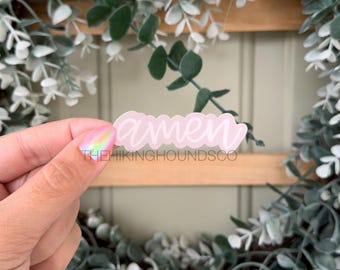 Amen Sticker | Christian Faith Sticker - Etsy