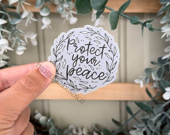 Protect Your Peace Sticker - Etsy