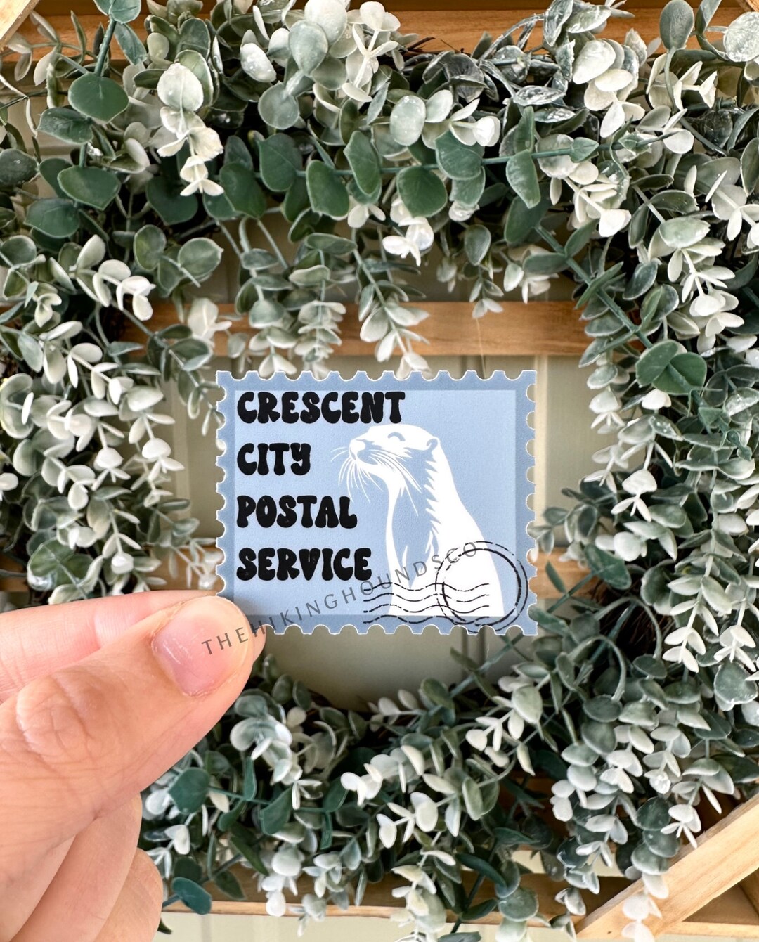 Crescent City Otter Stamp Sticker - Etsy
