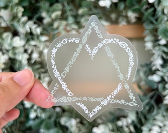 Adoption Symbol Vinyl Sticker, Decal, Loved, Adoption Triad ...