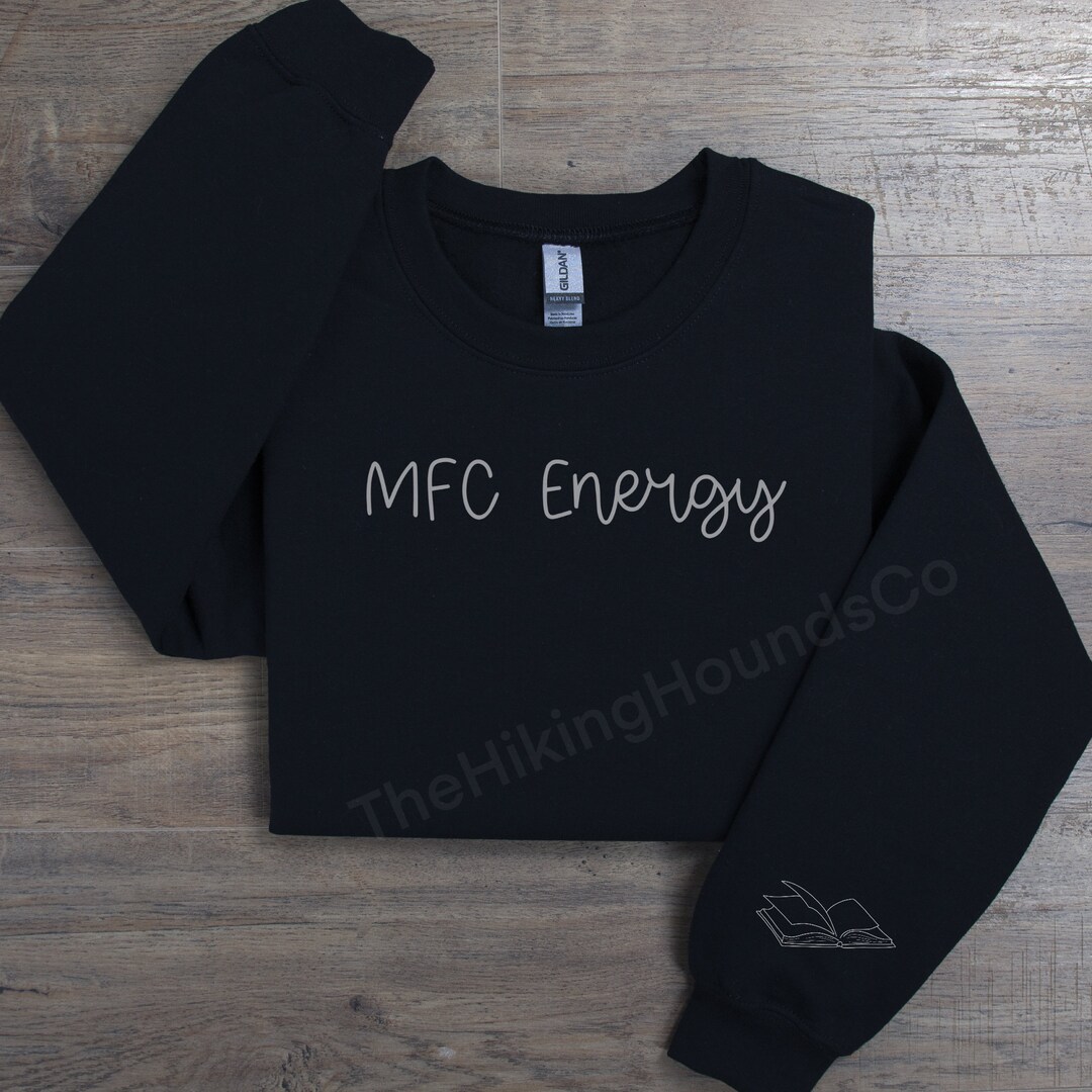 Main Female Character Energy Embroidered Sweatshirt - Etsy