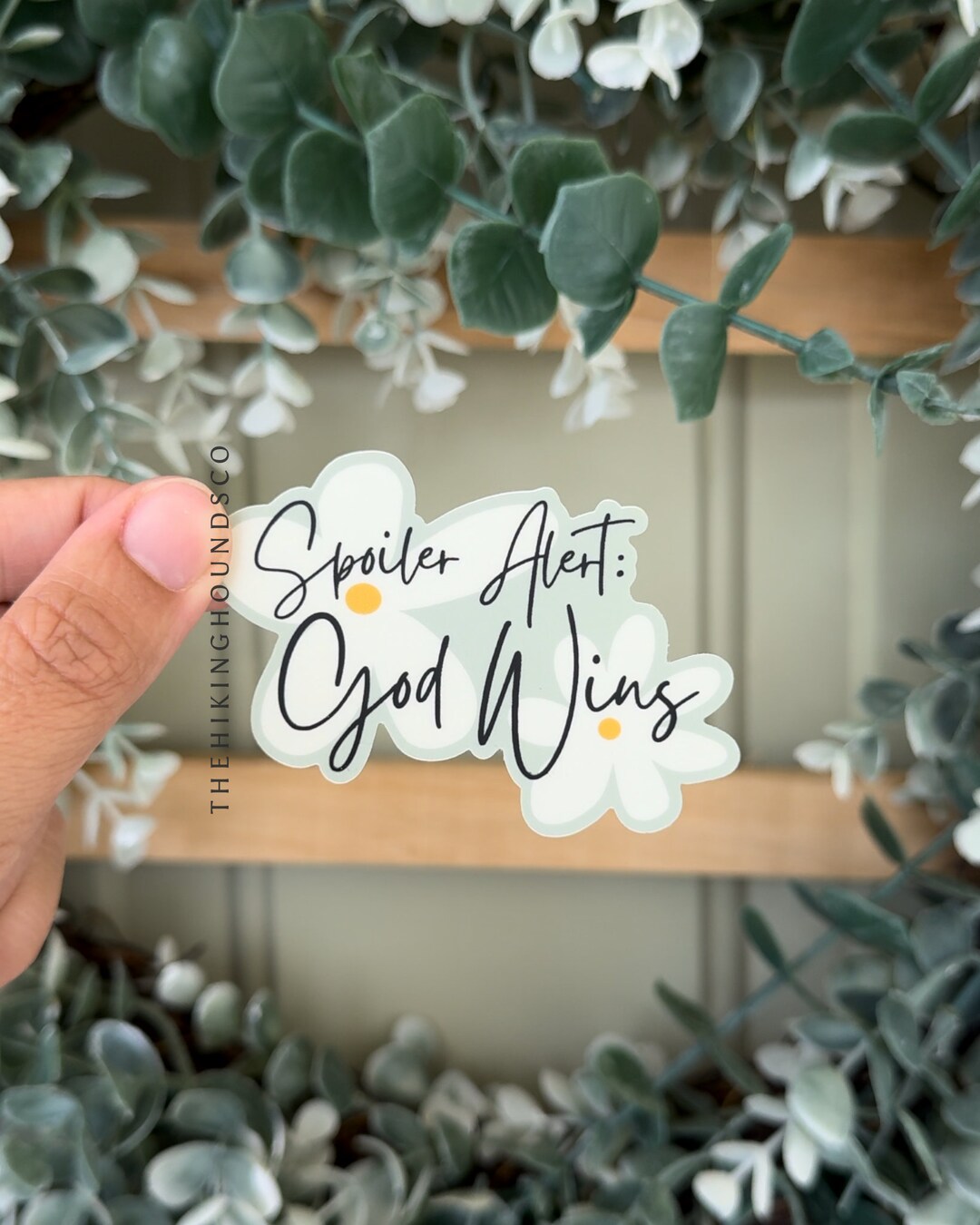 God Wins Sticker - Etsy