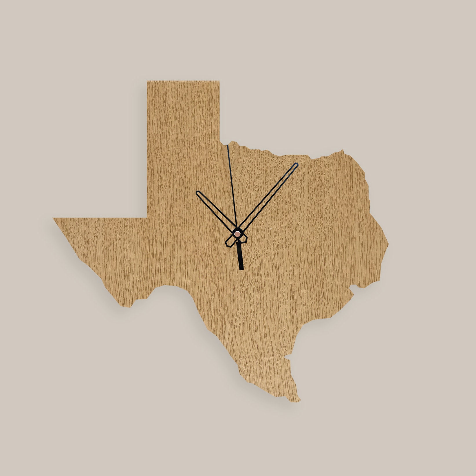 Texas USA Wooden Wall Clock, Home Decor, Gift for Home, Living Room ...