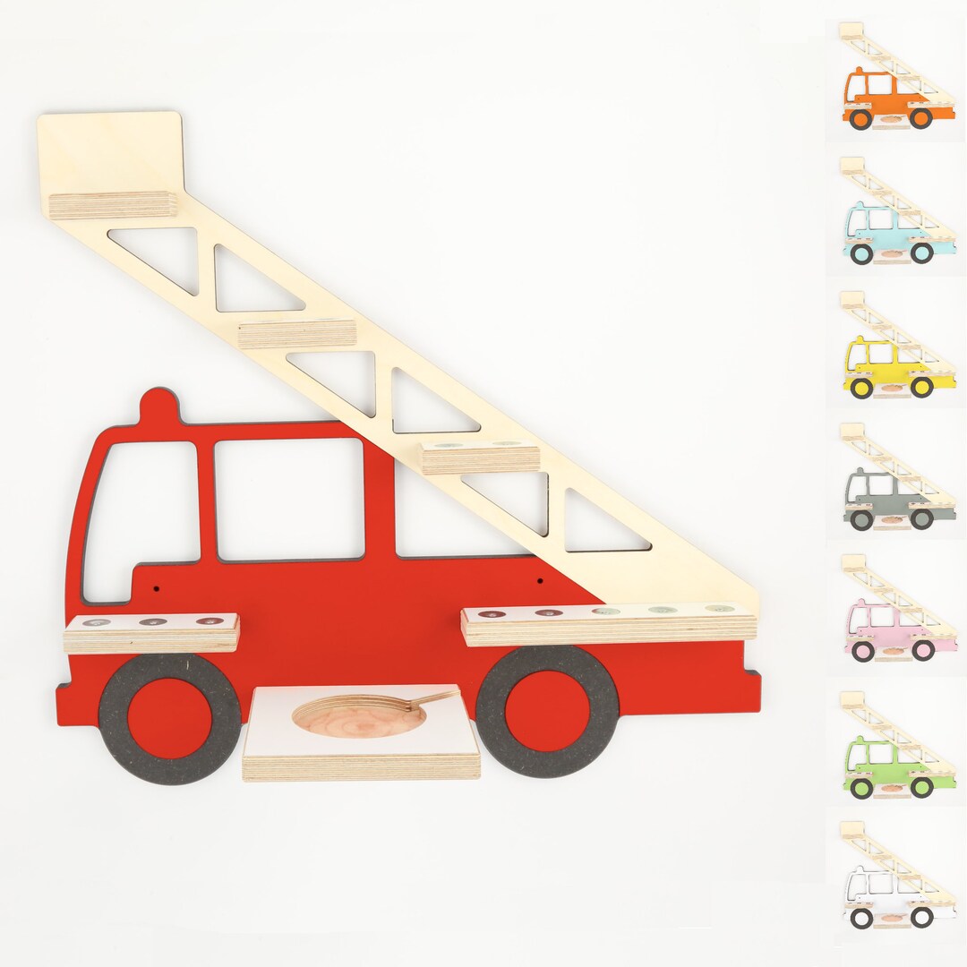 Fire Engine for Toniebox 1 and 2 Customizable Shelf for Magnetic ...