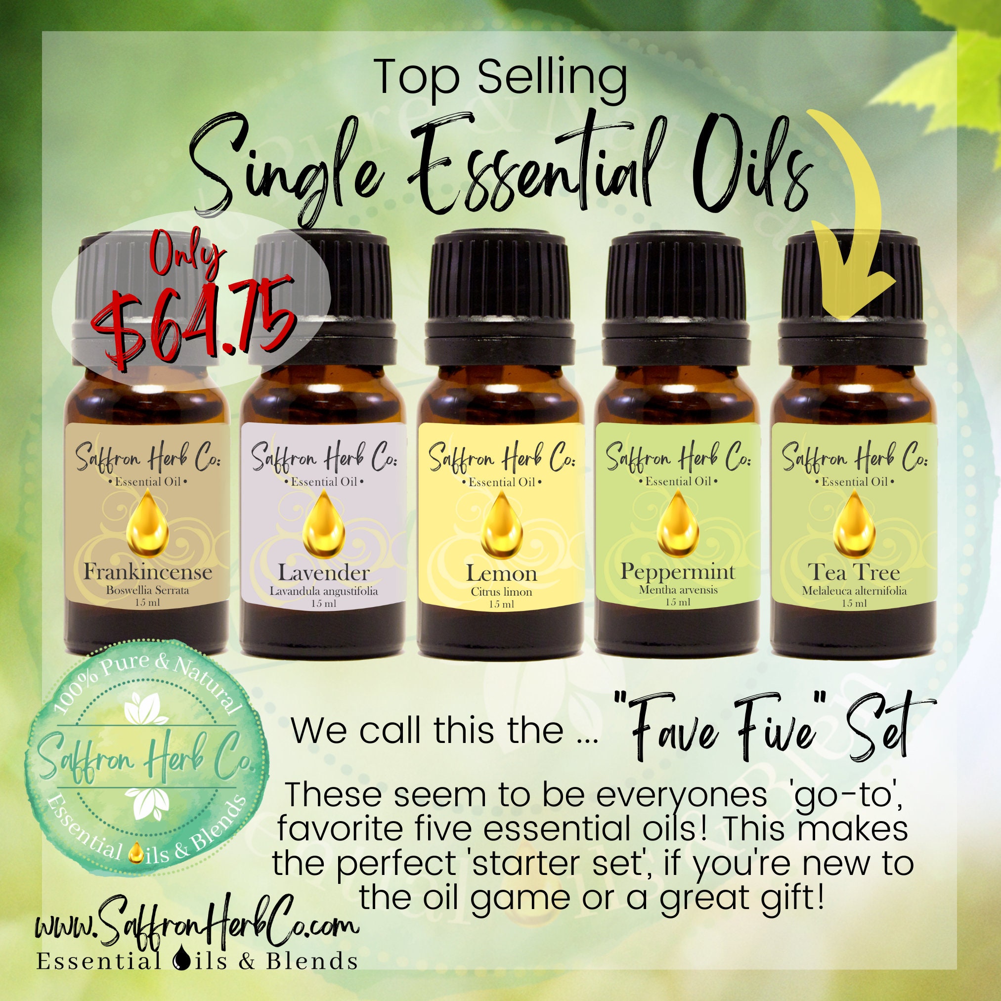 Ultimate Oils Set 100% Pure & Natural - Etsy