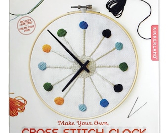 Clock Cross Stitch - Etsy