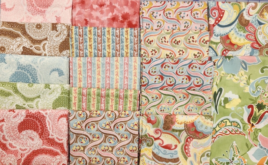 Posh Fat Quarter Bundle by Chez Moi for Moda Fabrics - 17 Pieces - 18 ...