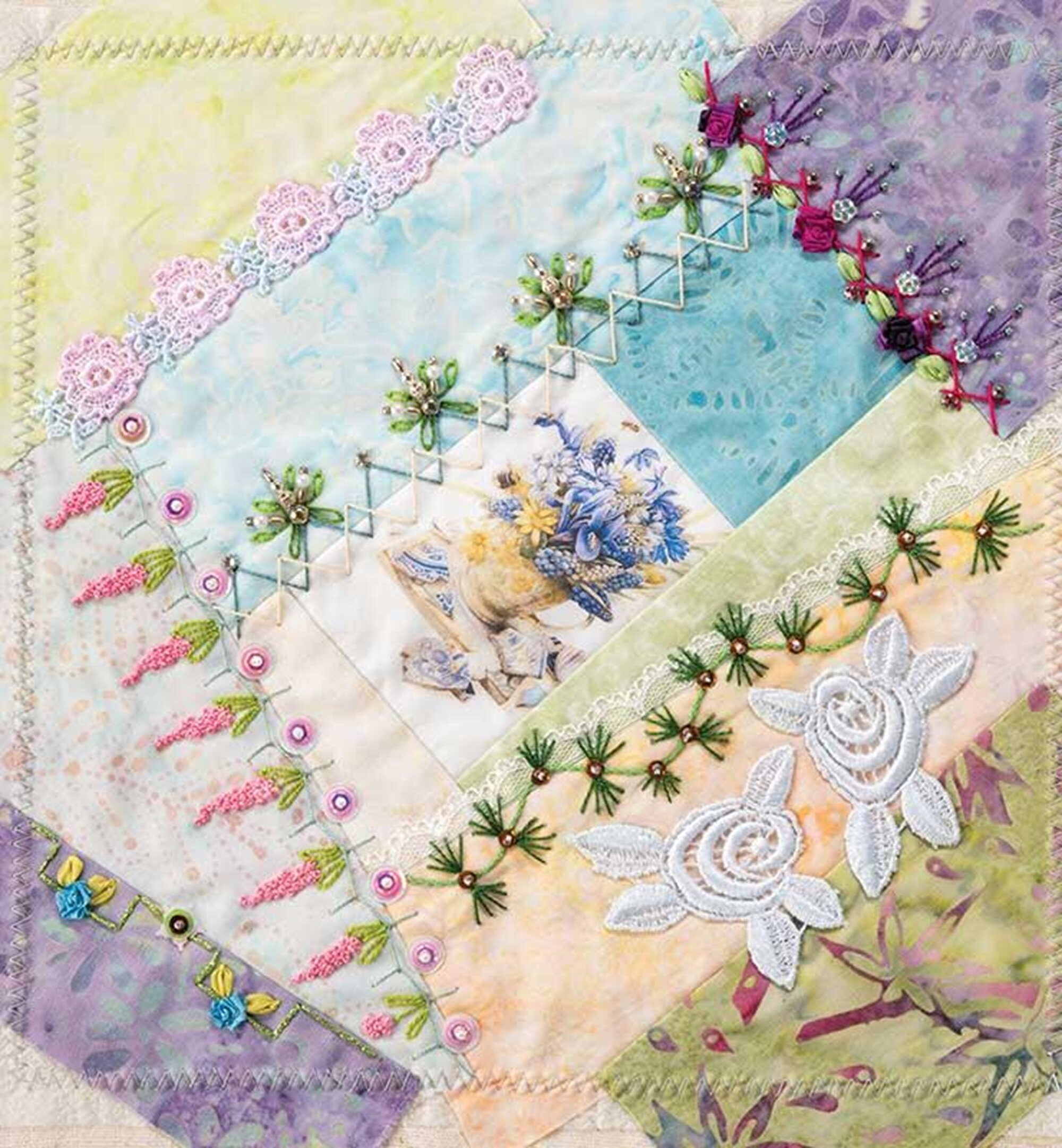 More Stunning Stitches for Crazy Quilts by Kathy Seaman Shaw ISBN ...