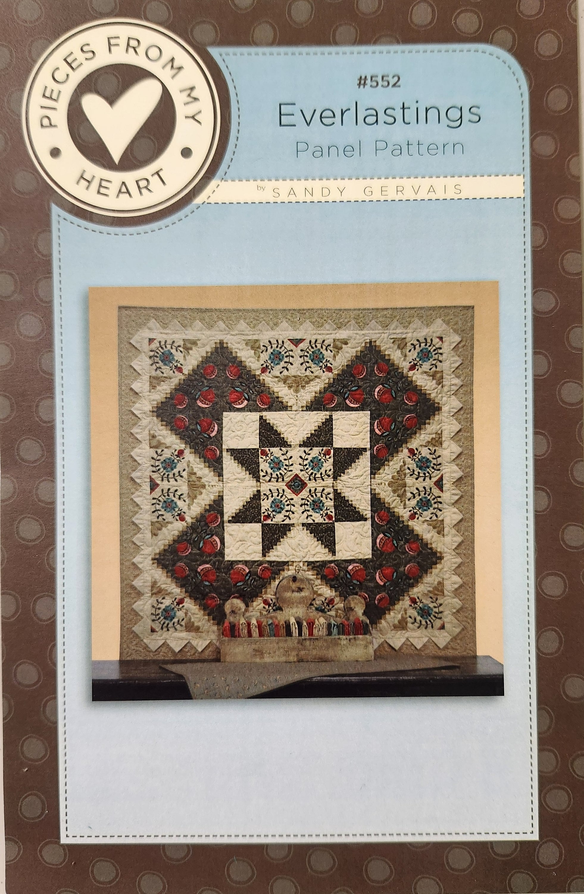 Everlastings Pattern and 2/3 Yard Panel Bundle by Sandy - Etsy