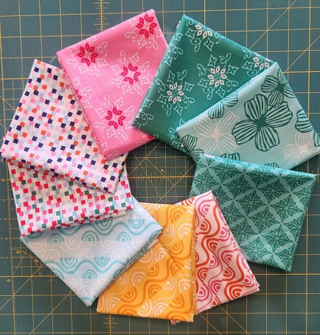 Daydreams 9 Fat Quarters by Kate Spain for Moda Fabrics 18 X 22 - Etsy