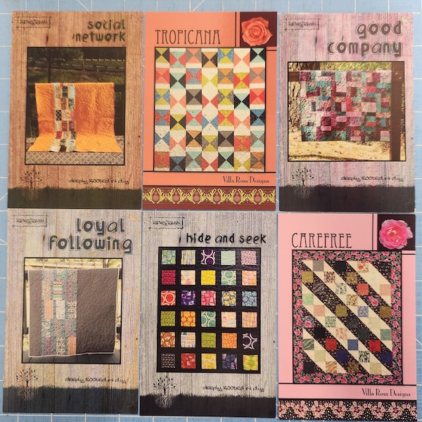 Villa Rosa Pattern - Etsy