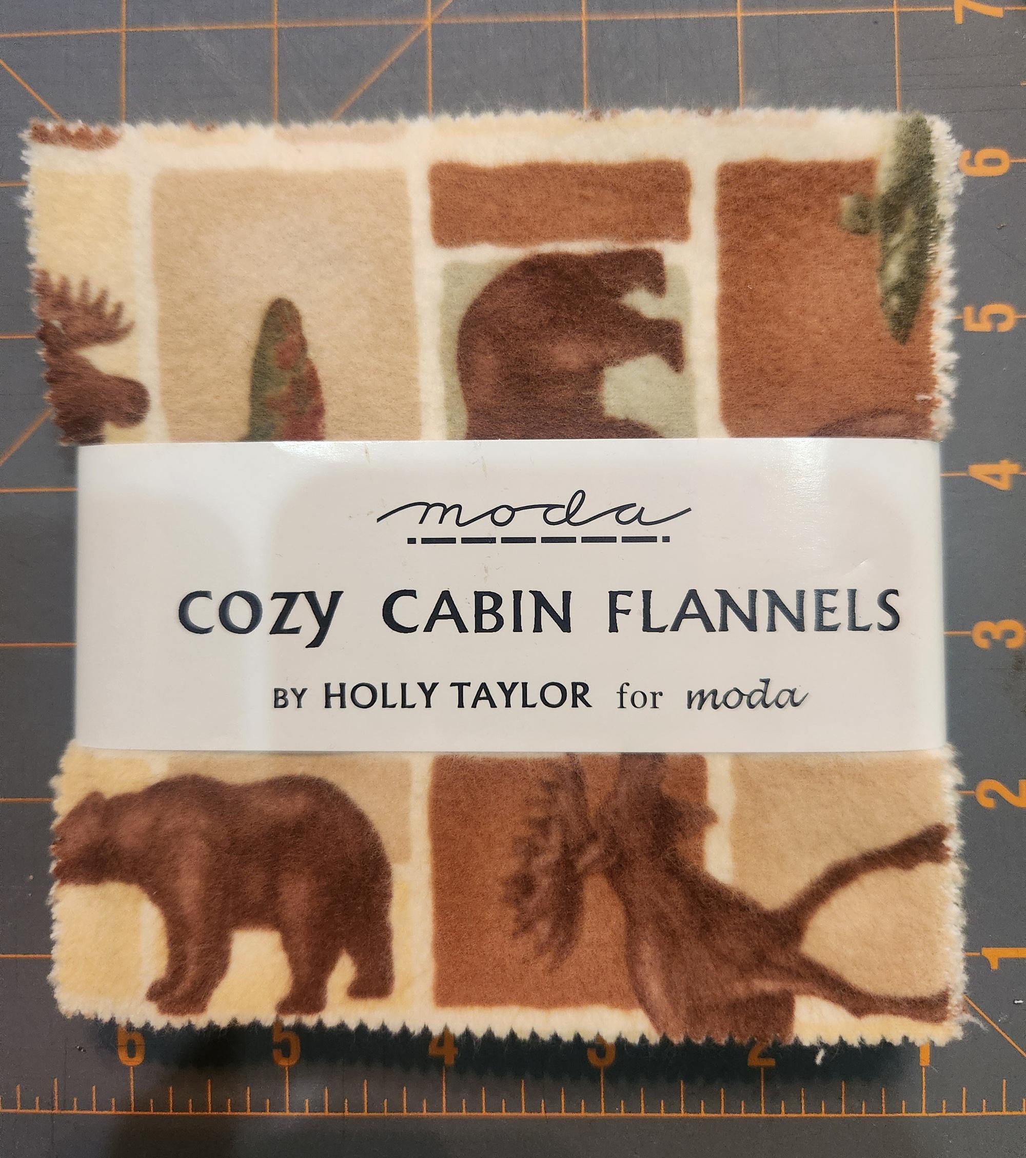 Cozy Cabin Flannels Charm Pack by Holly Taylor for Moda Fabrics - 32 5 ...
