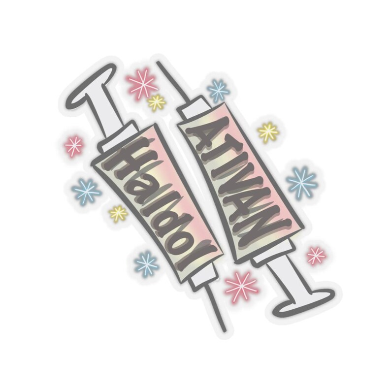 Nurse Medication Kiss-cut Stickers, Healthcare Prescription Sticker Set ...