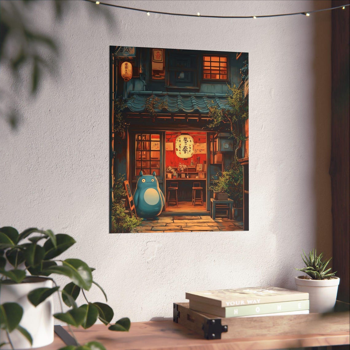 Japanese Café Poster - Vintage Art Print, Japan Wall Art, Cozy Home ...