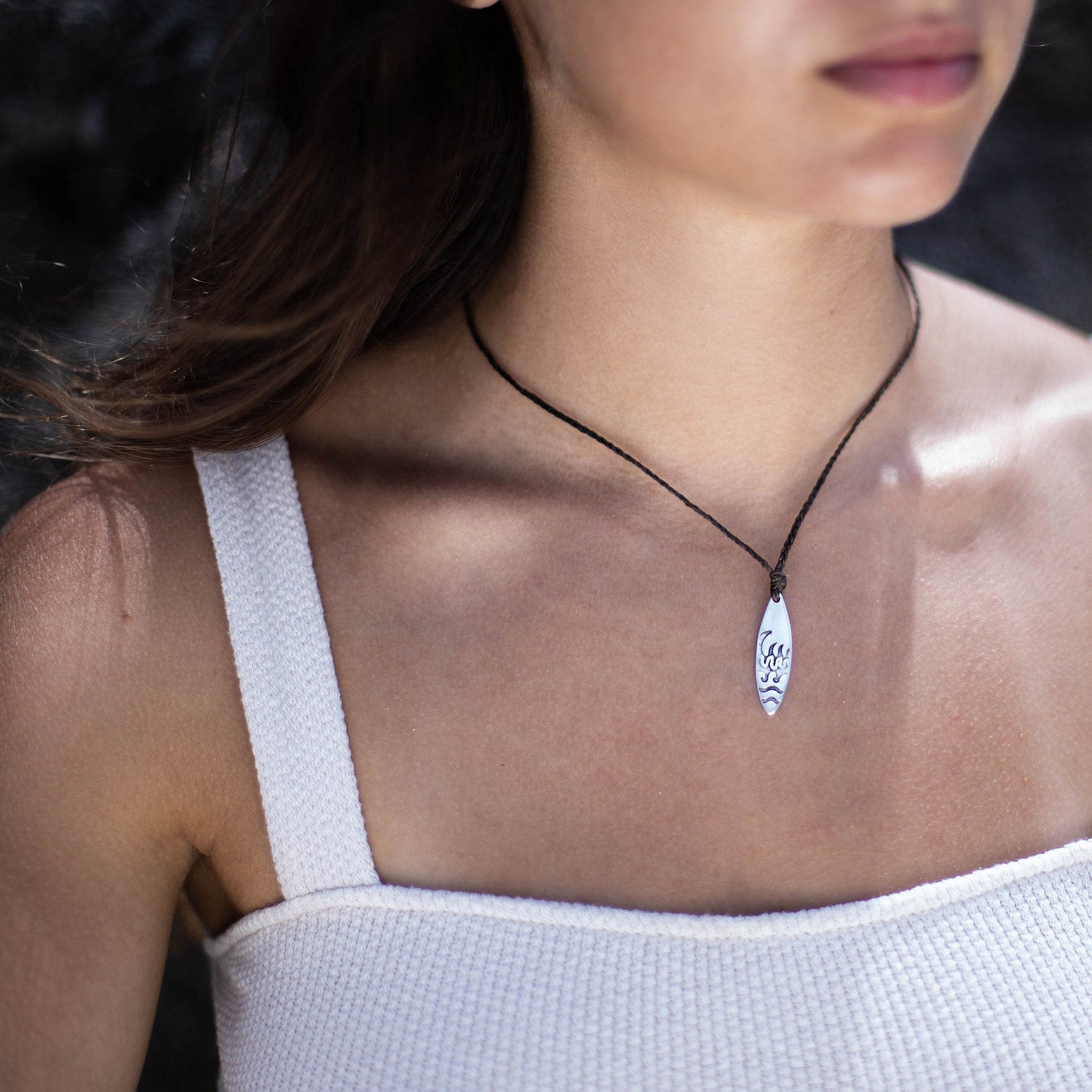 Collar surfero colgante tabla de surf Colgante de surf - Etsy España