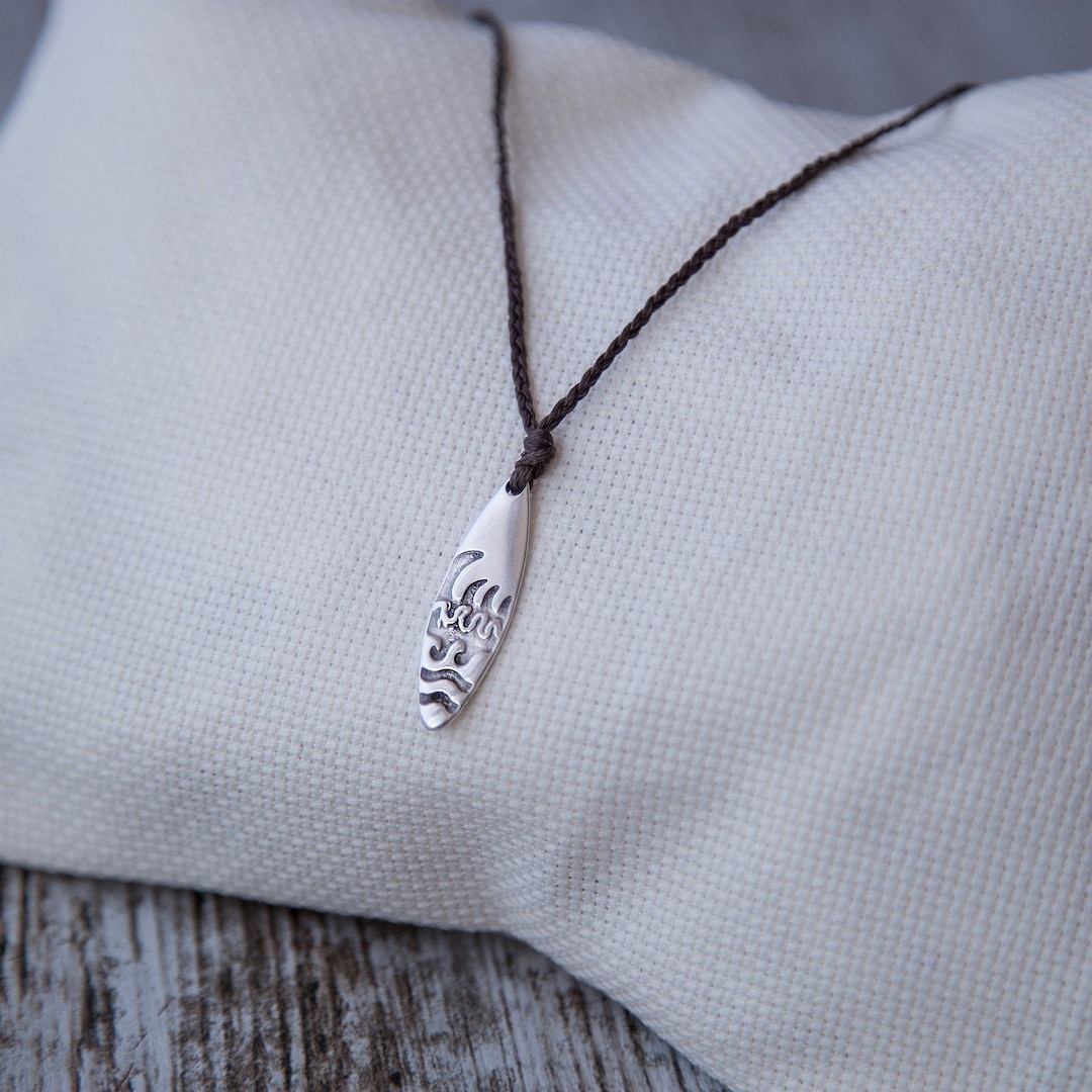 Unisex Waterproof Surf Board Necklace Surf Pendant Necklace for Men and ...