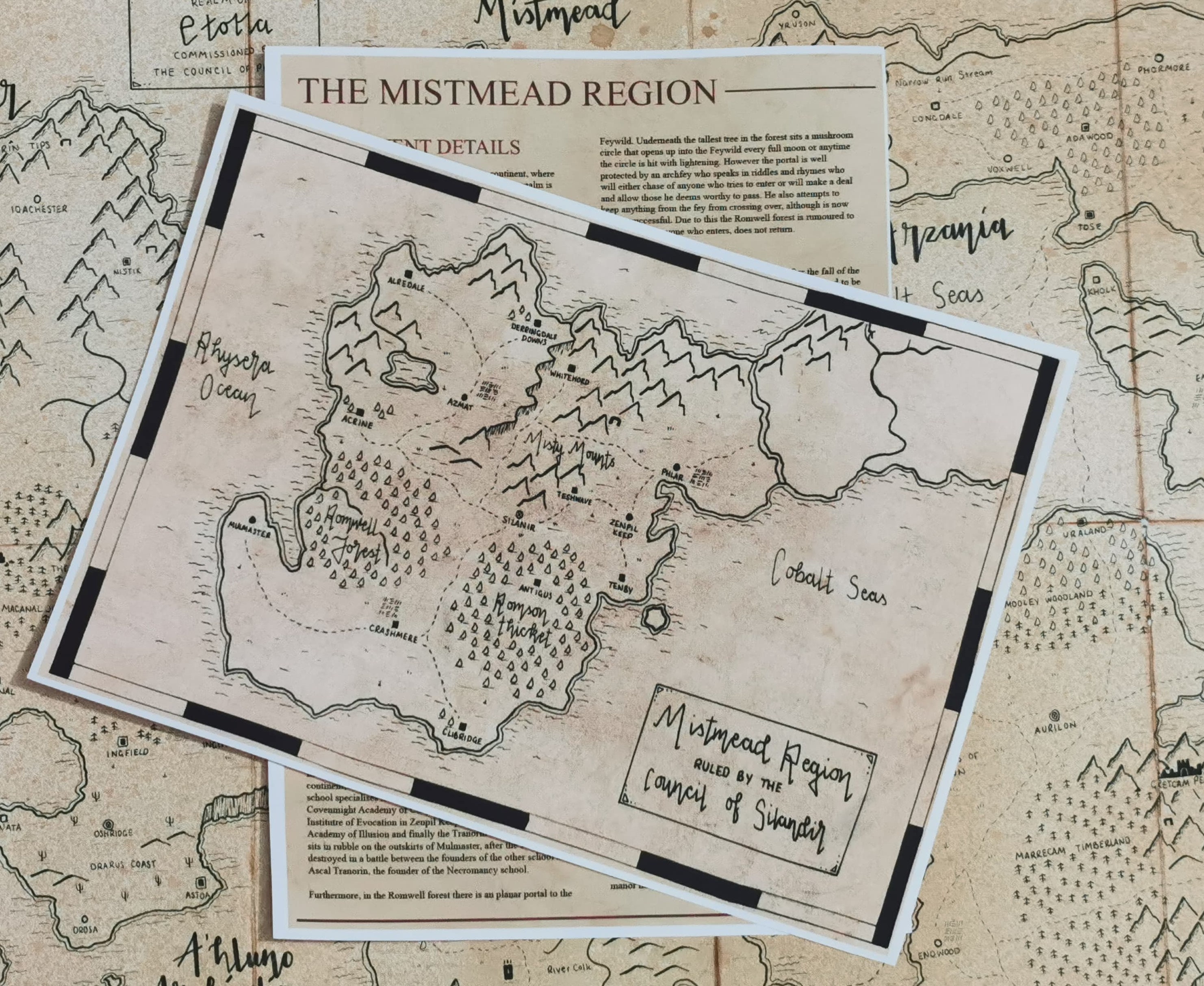 Premade World Setting for Dungeons and Dragons and Table Top Role ...