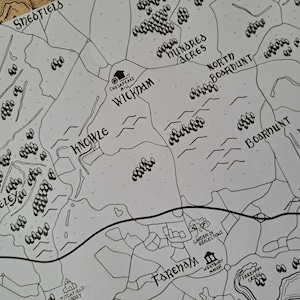 Custom Map of YOUR Town, Tolkien Style Map, Real World Map, - Etsy