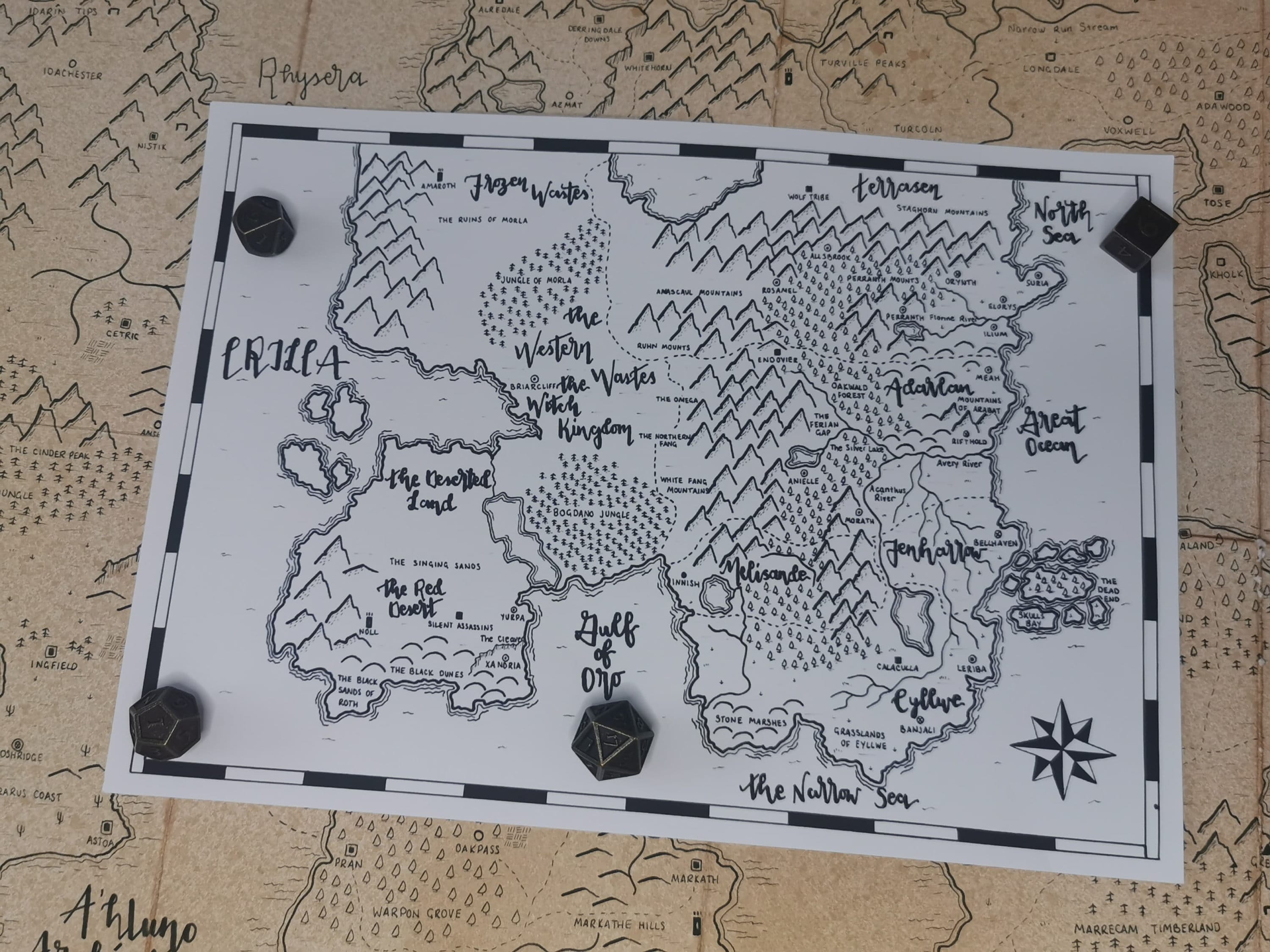 Fantasy Book Map