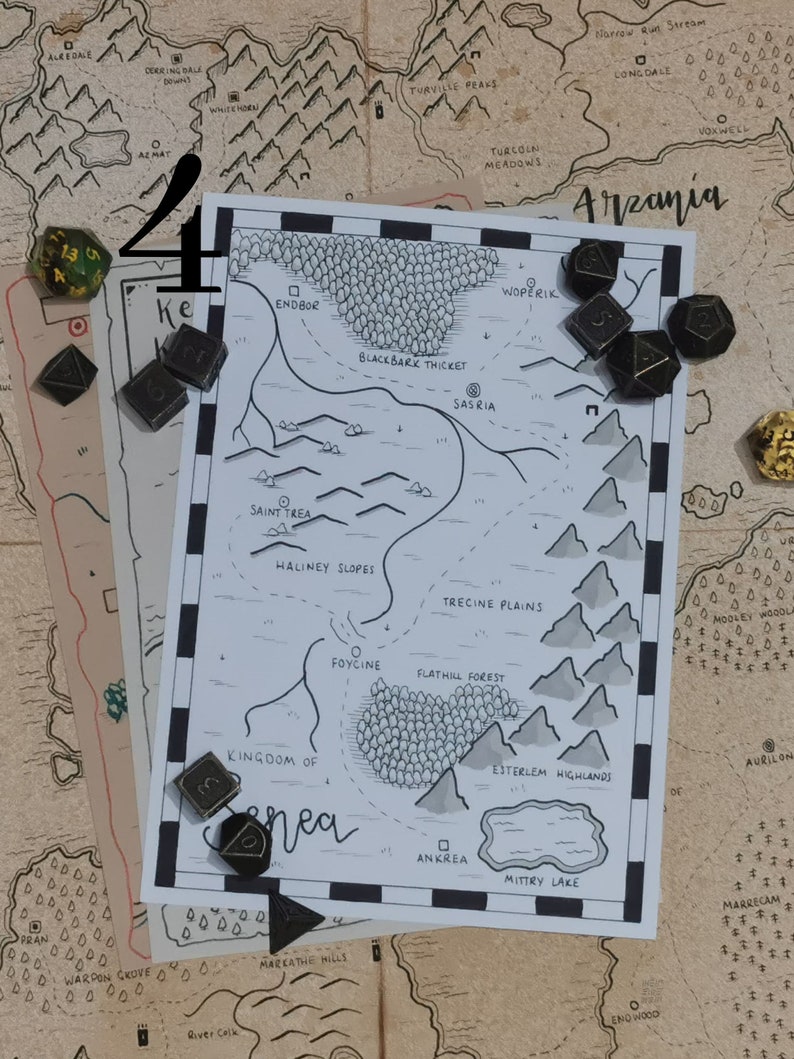 Fantasy Realm/ World Map, Original Realms, Homebrew Dnd Worlds, Terrain ...