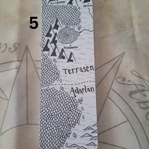 Magical Map Bookmarks Handdrawn Maps, Lotr, Got, ACOTAR, Witcher, Tog ...