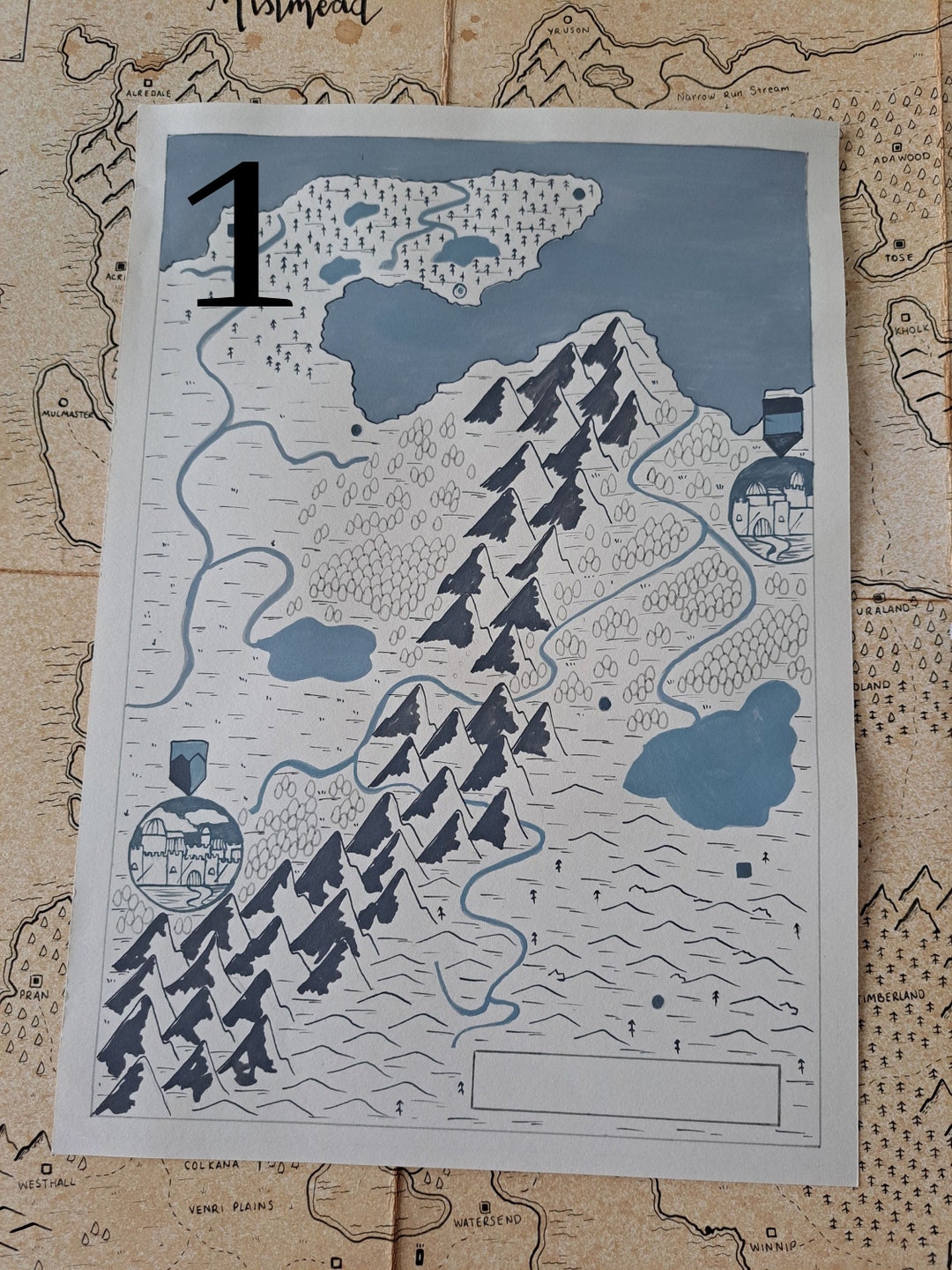 Fantasy Realm/ World Map, Original Realms, Homebrew Dnd Worlds, Terrain ...