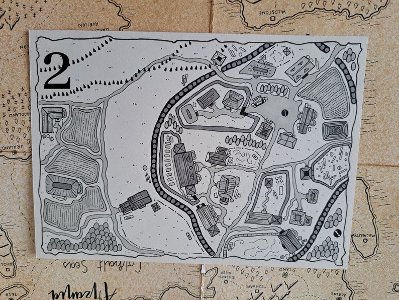 Fantasy City Maps, City Maps for Tabletop Rpgs, Dnd City Maps - Etsy