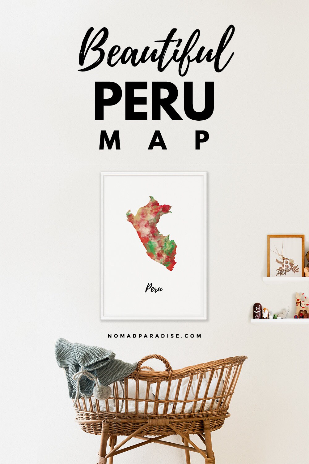 Peru Map | Peru Art | Peru Poster | Country Map | Wall Decor Art | Home ...