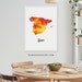 Spain Map | Spain Art | Spain Poster | Country Map | Wall Decor Art ...