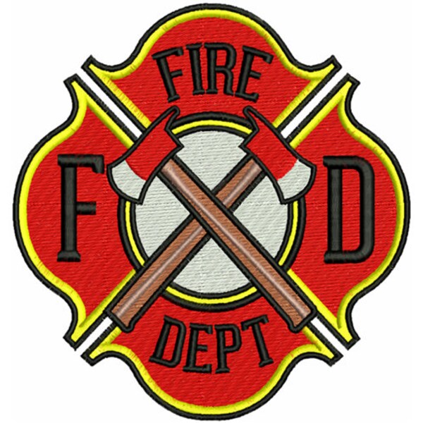 Fire Dept Embroidery - Etsy