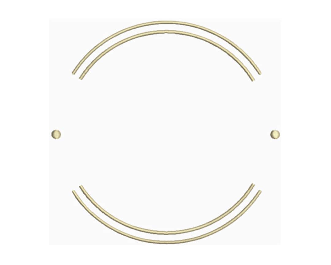 Circle Frame - Machine Embroidery Design - 2 Sizes - Etsy