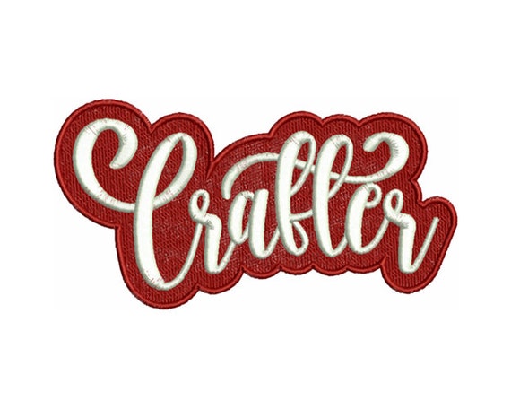 Crafter Machine Embroidery Design Crafts and Arts | Etsy