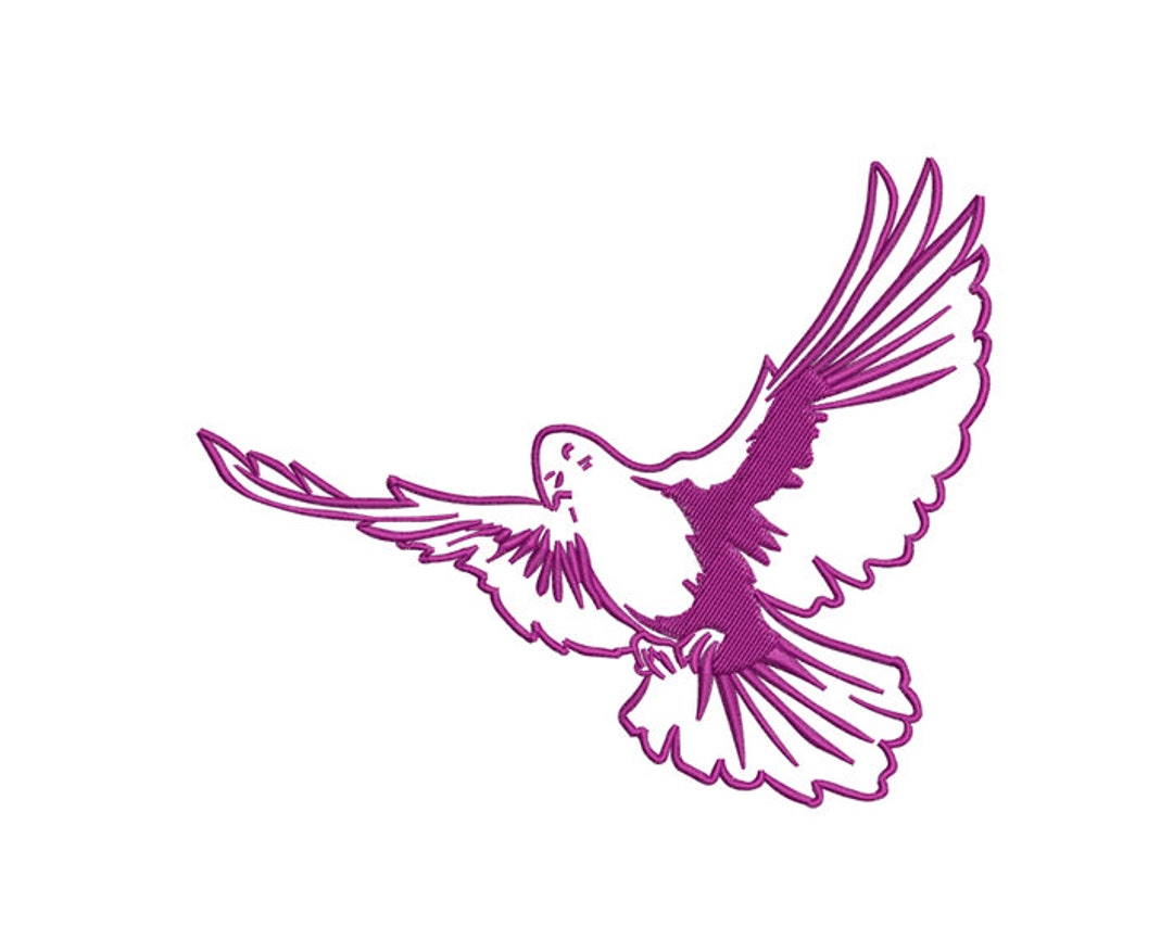 Divine Purple Holy Spirit Machine Embroidery Design – Spiritual ...