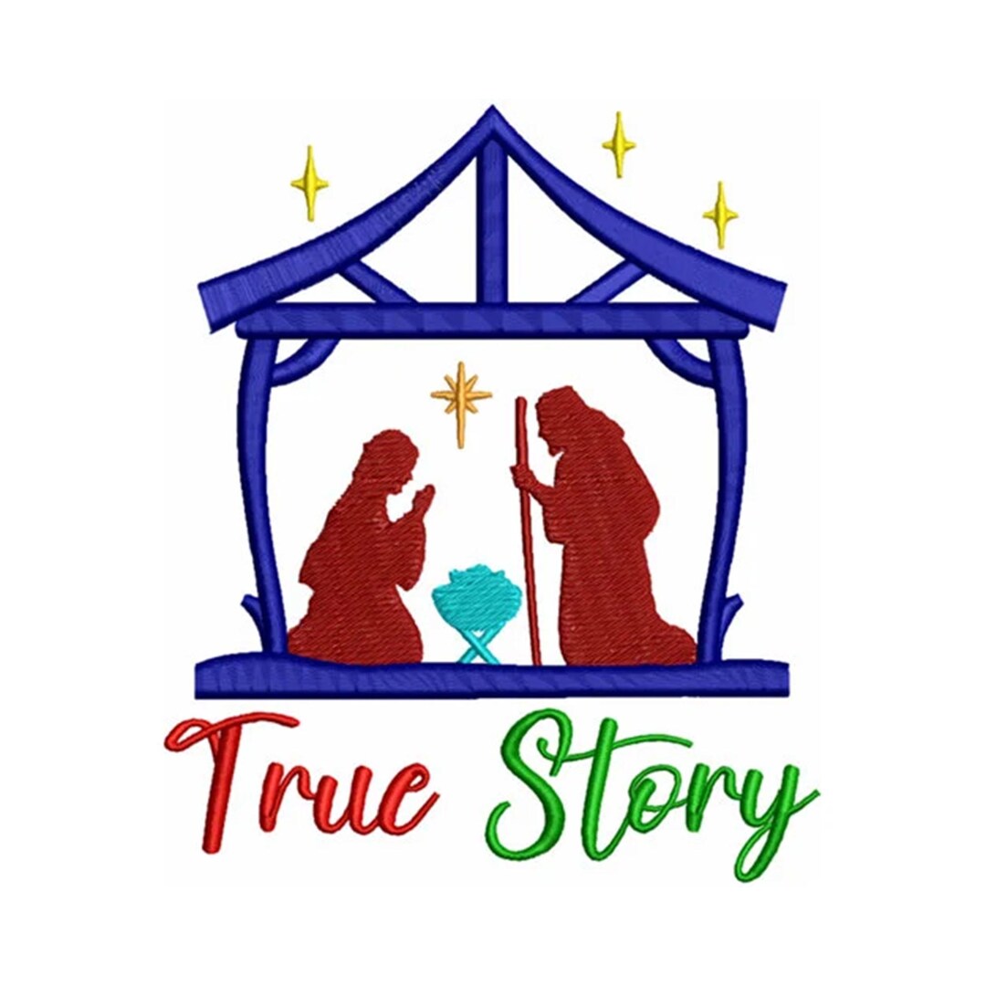 True Story - Machine Embroidery Design - Etsy